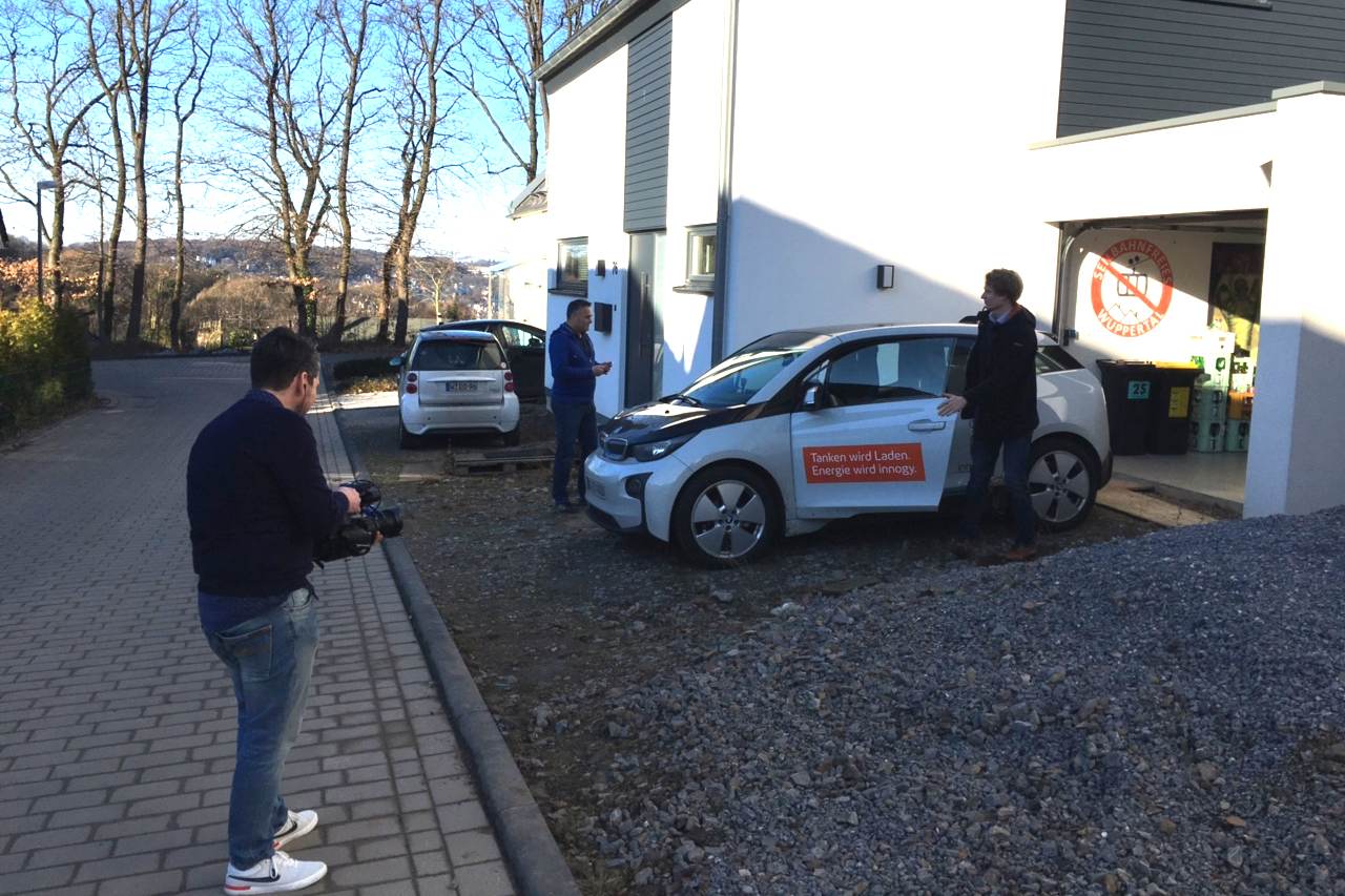 Dreharbeiten für Innogy Share&Charge Film – DANZEI